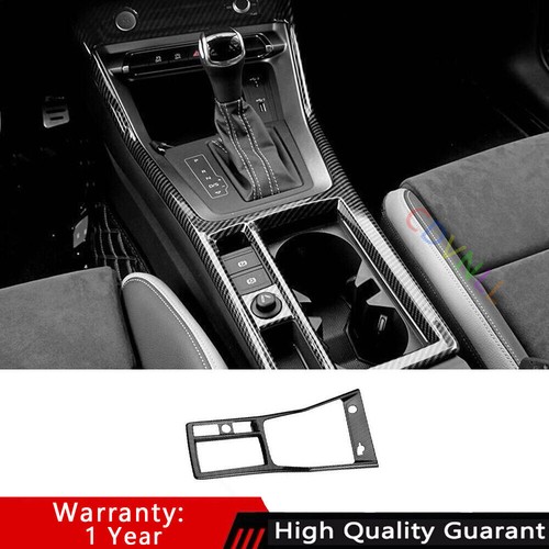 Fit For Audi Q3 2019-2022 ABS Carbon Fiber Middle Console Gear Shift Panel Trim | eBay