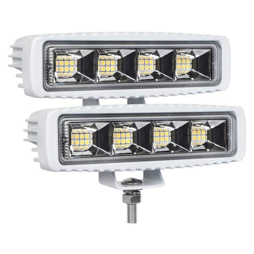 EXZEIT Waterproof Led Boat Lights 2 pc 72W DeckDock Marine Lights ...