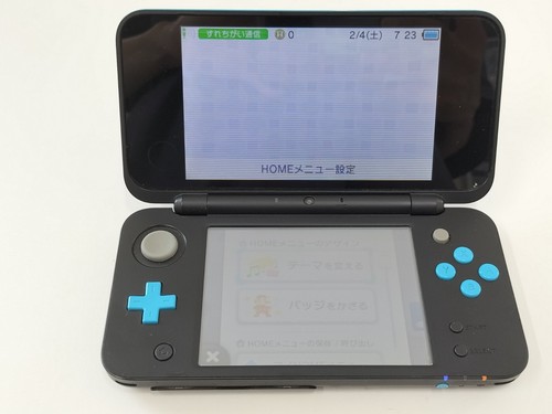 L1103 Ship Free Nintendo new 2DS console LL XL Turquoise x Blue Japan ...