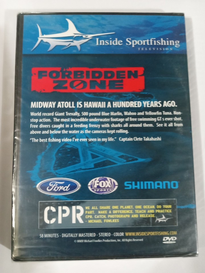 INSIDE SPORTFISHING FORBIDDEN ZONE (DVD) - FISHING - BLUE MARLIN ...