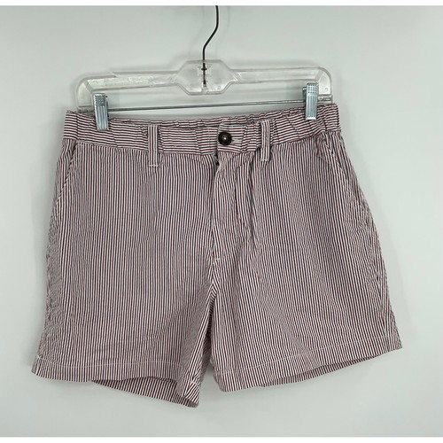 Chubbies Men's Medium Seersucker Red White Blue Striped Shorts size ...