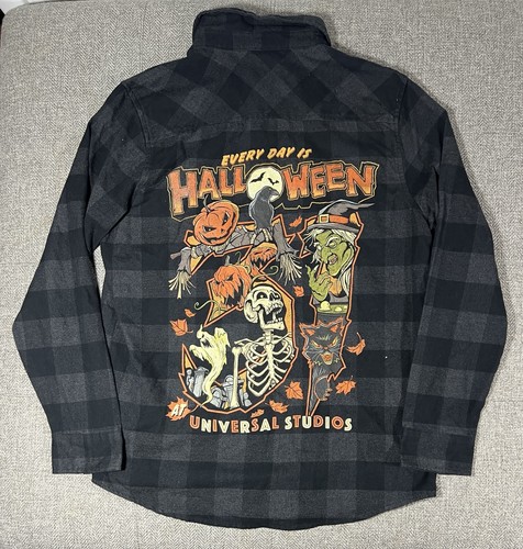 Universal Studios Halloween Horror Nights 2022 Flannel Shirt Size M | eBay