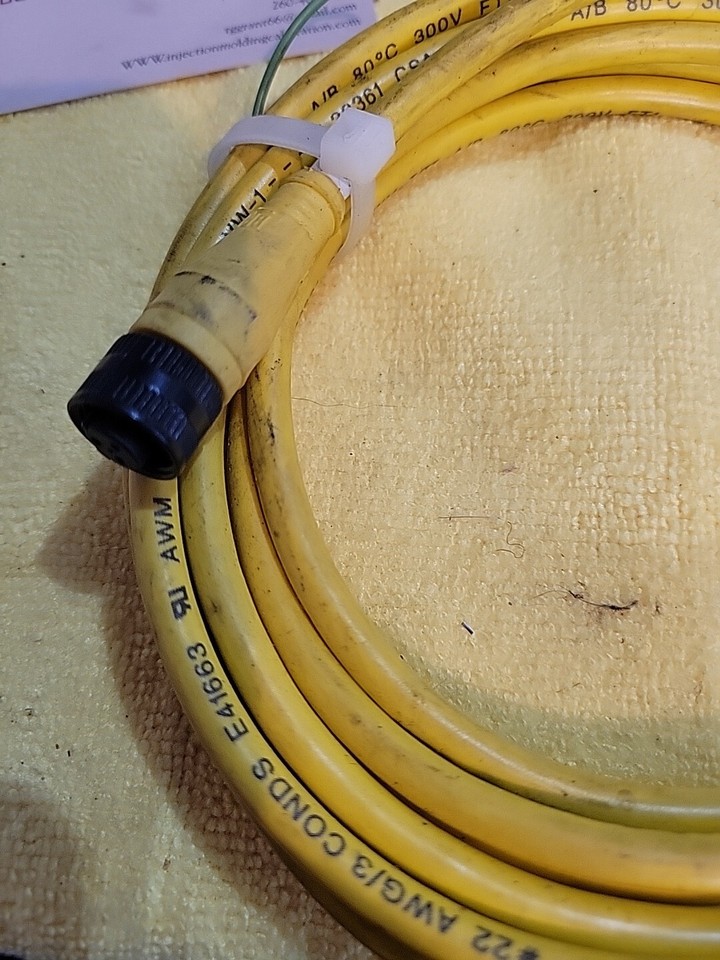 BRAD HARRISON DANIEL WOODHEAD E41663 FEMALE CABLE ASSEMBLY 3-PIN 3 ...