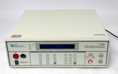 ASSOCIATED RESEARCH INC. - 7704 - HYPOT MAX-500VA ELEC. SFTY COMPLIANCE ...