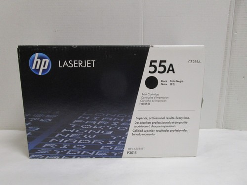 GENUINE HP 55A Black Toner Cartridge CE255A NEW SEALED SEE PHOTOS SHIPS ...