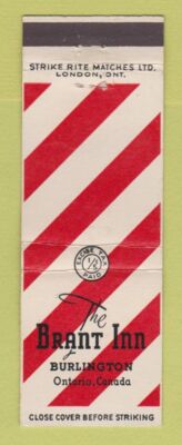 Matchbook Cover - Brant Inn Burlington ON | eBay