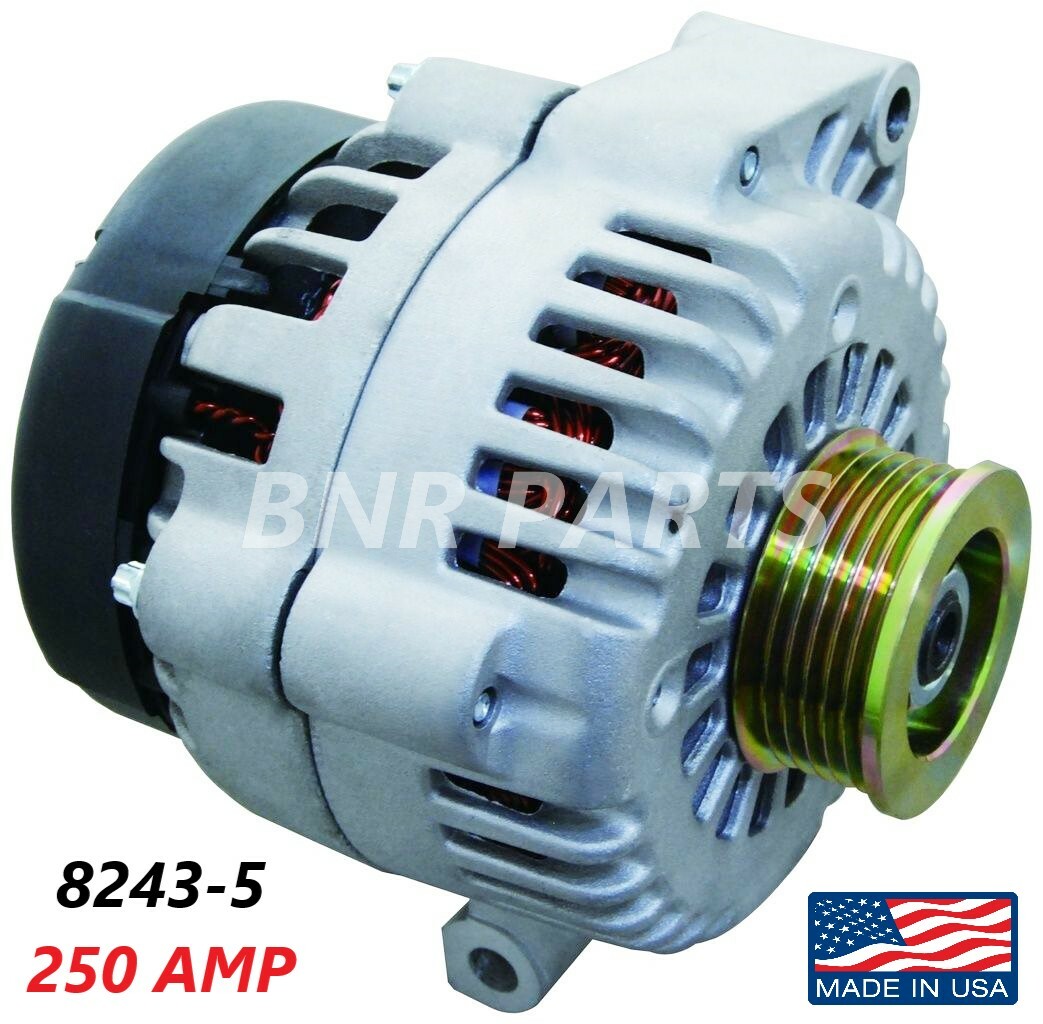 250 AMP 8243-5 Alternator Pontiac Grand Prix GTP HIGH OUTPUT NEW HI ...
