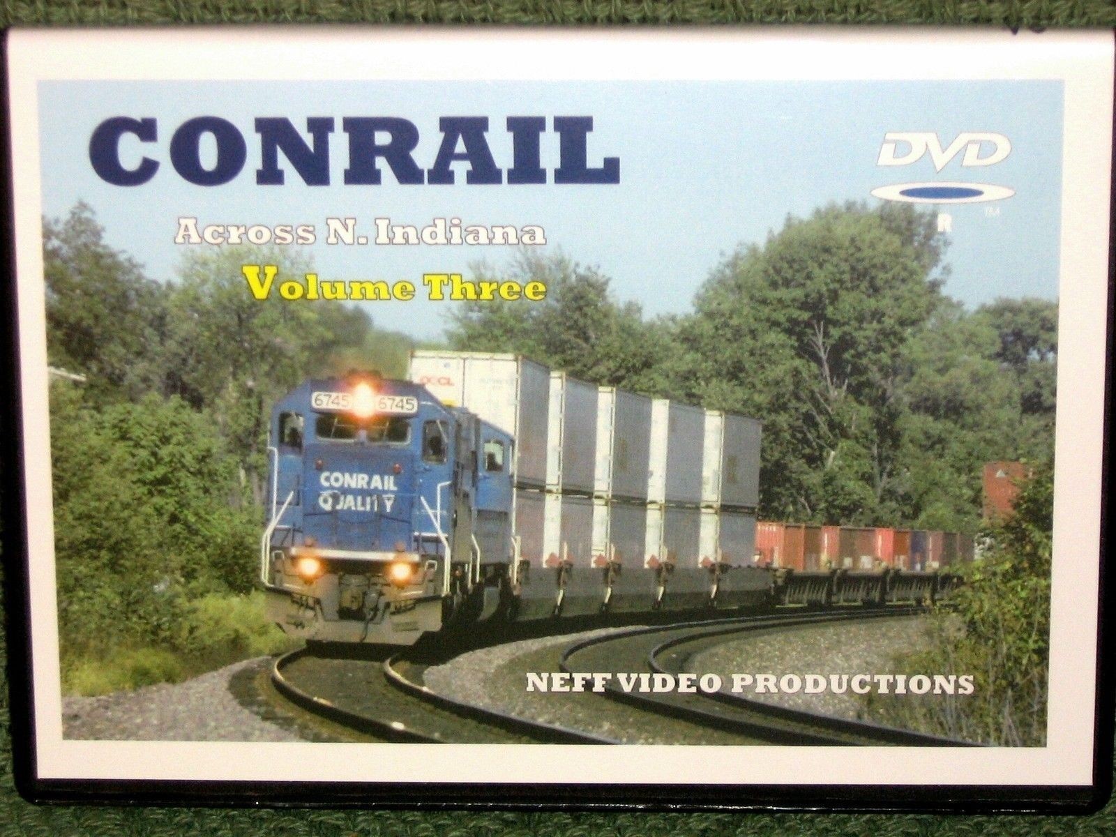 n069 TRAIN VIDEO DVD "CONRAIL ACROSS N. INDIANA VOL. 3" | eBay