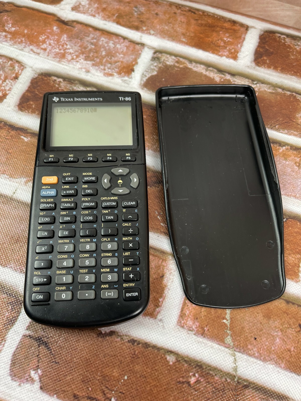Texas Instruments TI-86 Graphing Calculator With Cover | eBay