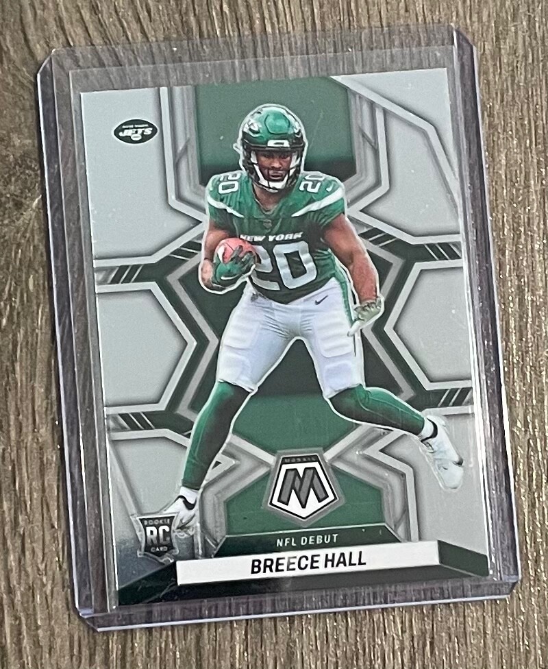2022 Mosaic Breece Hall Rookie Card #283 RC NFL Debut NY Jets | eBay