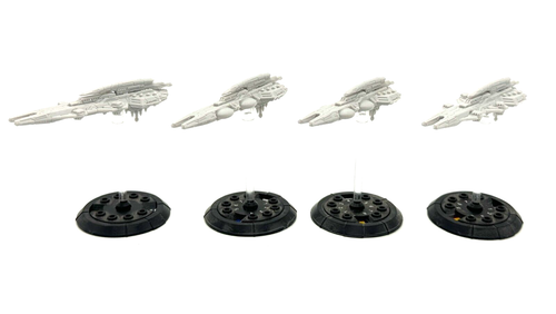 4x UCM FRIGATES BUILT Dropfleet Commander Hawk Wargames | eBay