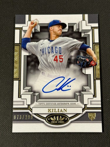 2023 Topps Tier One CALEB KILLIAN Break Out Auto /299 Rookie RC Cubs # ...