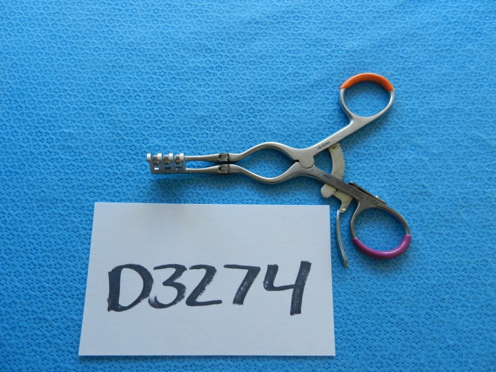 D3274 Pilling Surgical 4 X 3 Prong Hinged Weitlaner Retractor 16-5380 ...