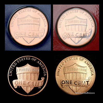 2017 P+D+S+S Lincoln Shield Proof Penny Mint Set with the Enhanced Cent ...