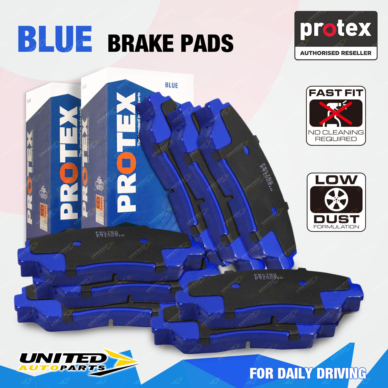 Front + Rear Blue Disc Brake Pads for Kia Magentis MG Optima GD ...