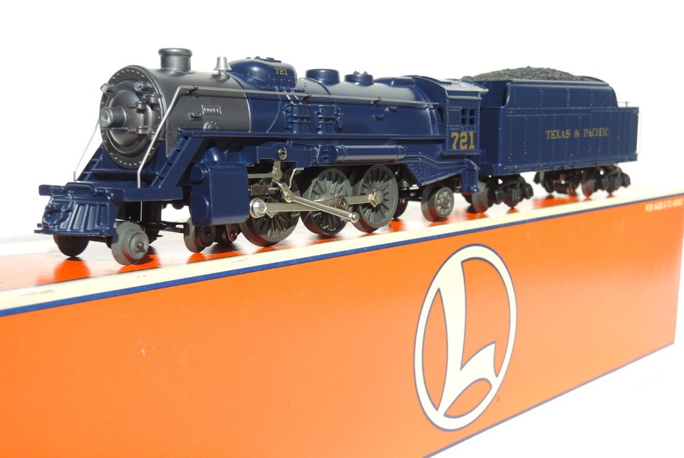 Awesome Lionel TEXAS PACIFIC 721 O-gauge steam locomotive 4-6-2 and ...