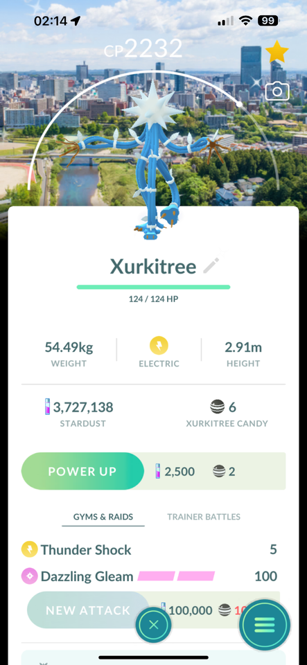NEW Shiny Xurkitree with Sendai Japan Background Pokémon Go | eBay UK