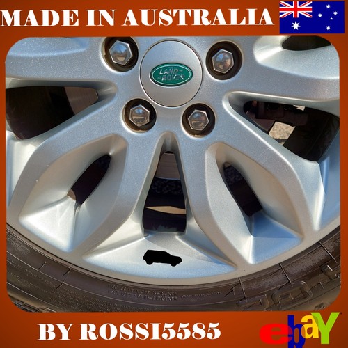 BLACK - 6 x Wheel Decals To Fit Land Rover Freelander 2 LR2 (Vinyl ...