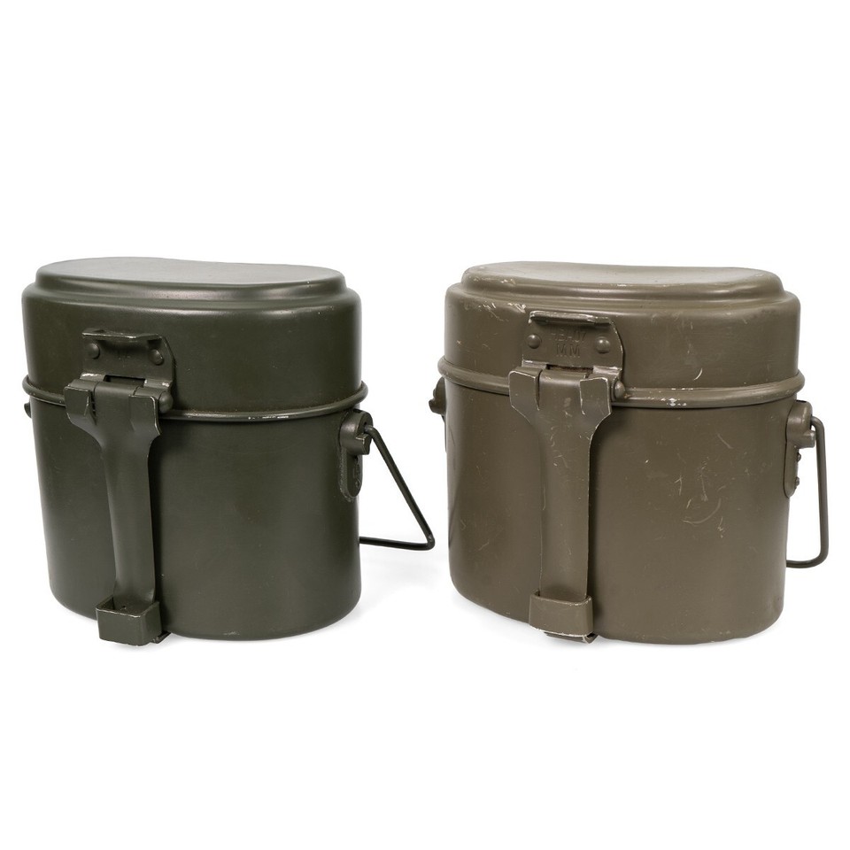 Genuine Austrian Army 3-Piece Mess Tin Set - Military Surplus Camping ...
