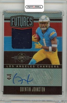 2023 Panini Legacy Quentin Johnston Futures Patch Auto Rookie /249 Card ...