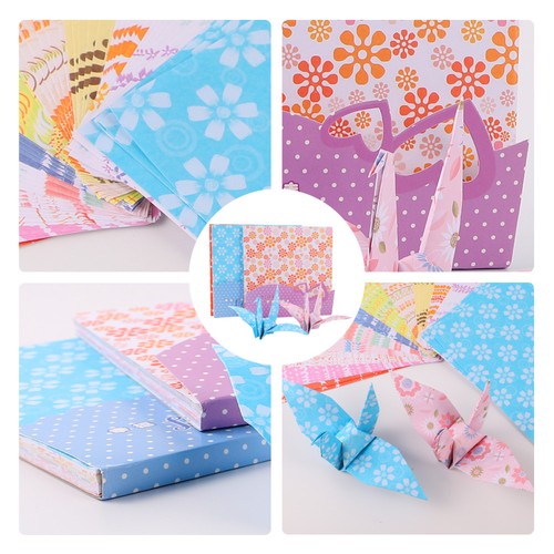 2 Sets Of 72pcs Folding Paper Handicraft Papers Creative DIY Cards ...