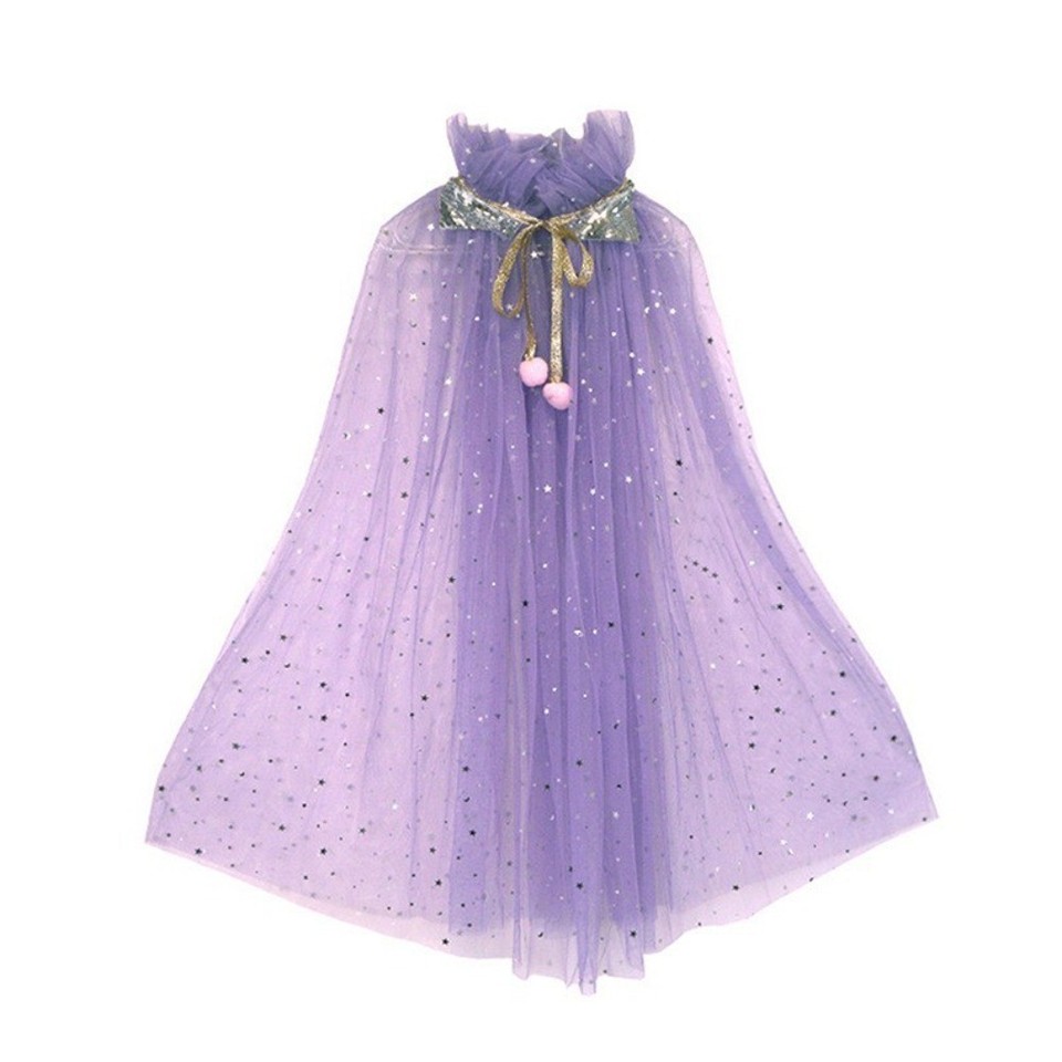 Mesh Children's Princess Shawl Stage Props Mesh Shawl Outerwear Cape ...