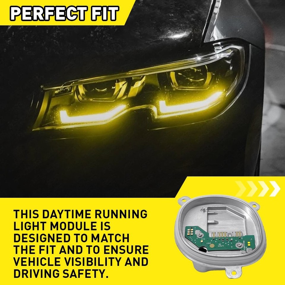 4X Yellow Angel Eyes DRL Modules For 19-22 BMW G20 G21 330e 330i LED ...