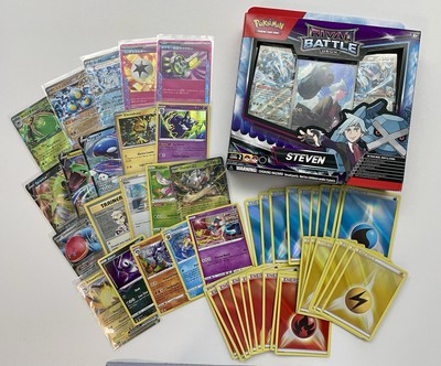 Pokemon TCG Steven's Beldum Rival Battle Deck & Pokemon Card Lot Holo ...