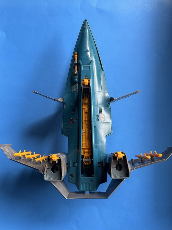 Vtg GI Joe 1990 Cobra Hurricane VTOL Jet Vehicle Toy Plane Incomplete ...