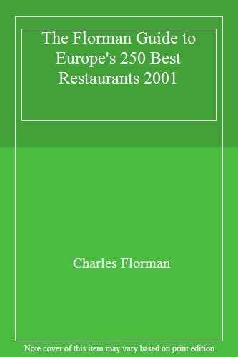 The Florman Guide to Europes Best Restaurants By Charles Florman | eBay