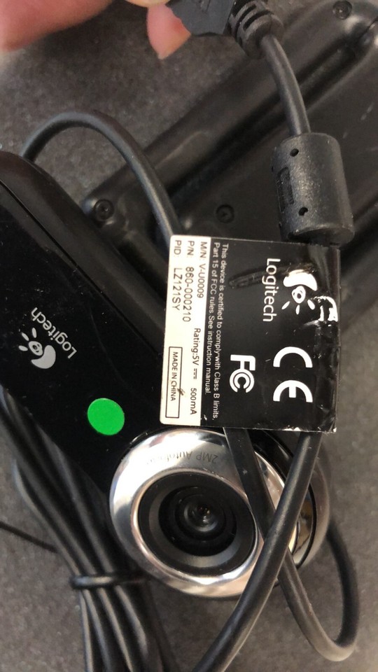 Logitech 9000 Pro USB 2.0 Webcam V-U0009 2MP 720P 860-000210 | eBay