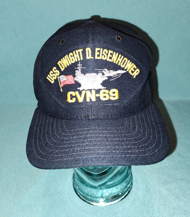RARE Vintage New Era US Navy USS Dwight D. Eisenhower… - Gem