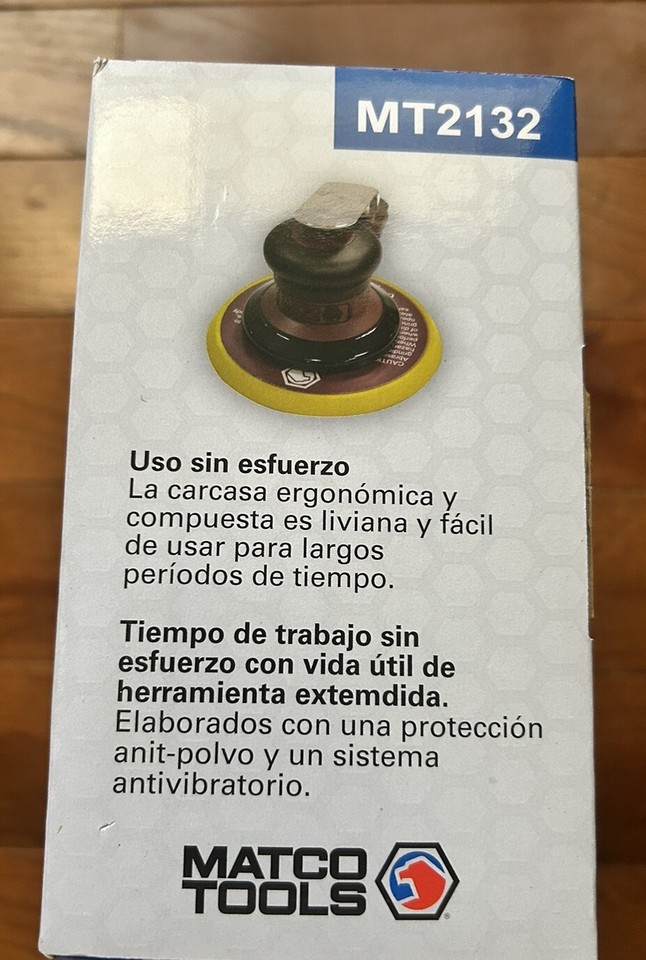 Matco Orbital 3/32" Palm Sander 6" MT2132 New | eBay