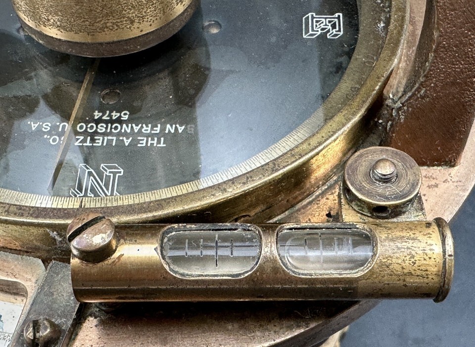 Vintage Lietz Surveying Engineer Transit Theodolite Instrument San ...