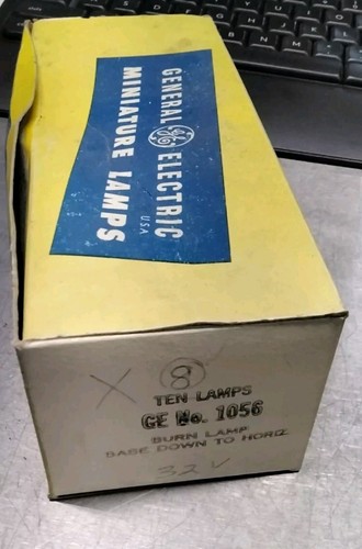 NEW Ge Burn Lamp 6 Lamps No. 1056 32 V FREE SHIPPING | eBay