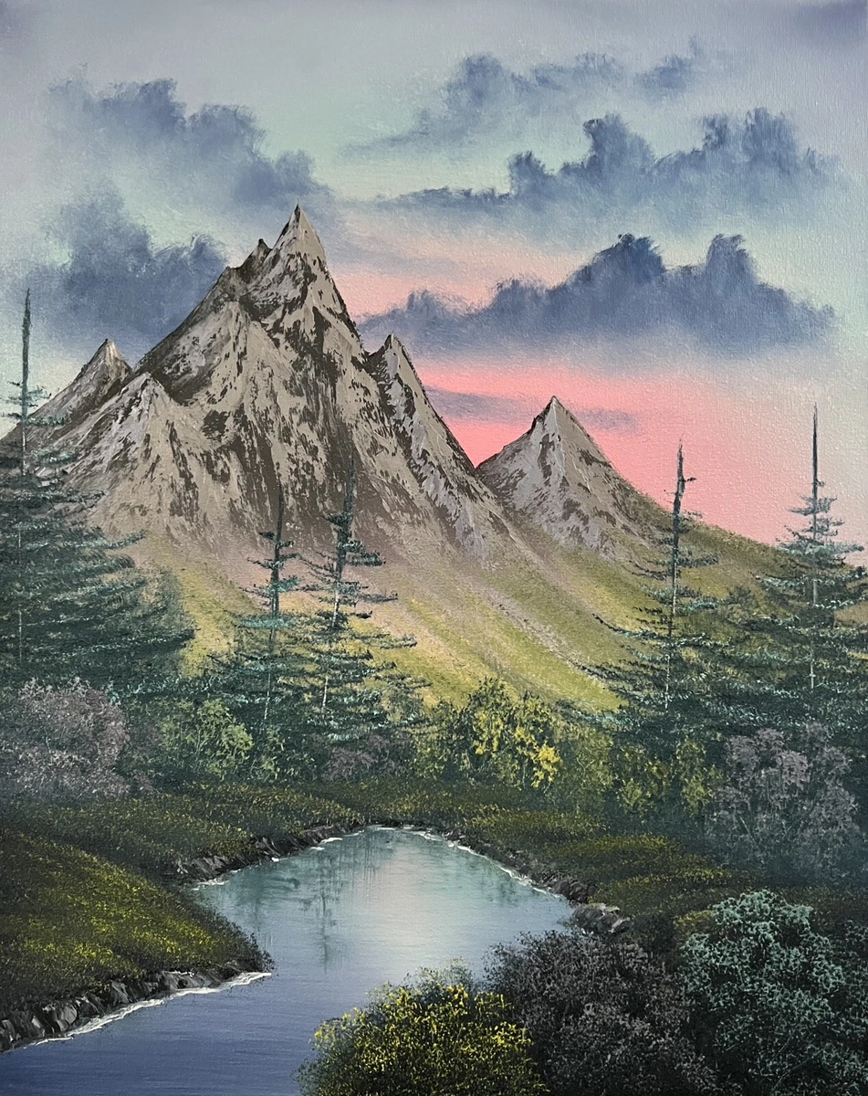 Bob Ross Spring Paintings