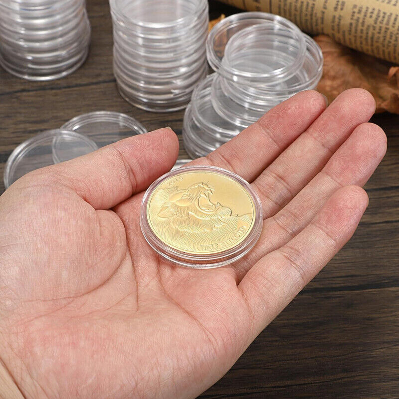 20pcs 50 Cent Coin Case Holder 33mm Capsule For Australian 50c Display ...