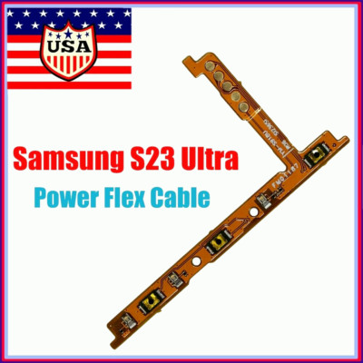 Power Volume Button Flex Cable Ribbon For SAMSUNG Galaxy S23 Ultra 5G ...