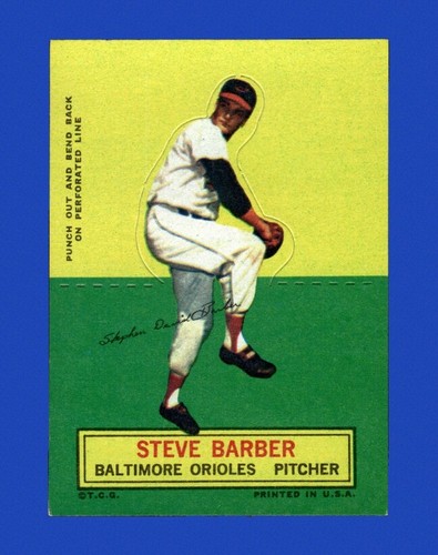 1964 Topps Stand-Up Set-Break Steve Barber EX-EXMINT *GMCARDS* | eBay