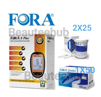 Fora 6 Plus multi funtion Monitoring System + Blood Glucose Test ...