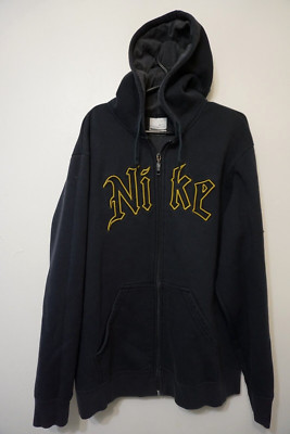 Vintage Y2K Nike Spellout Hoodie Silver Tag XL Full Zip Canada Made | eBay