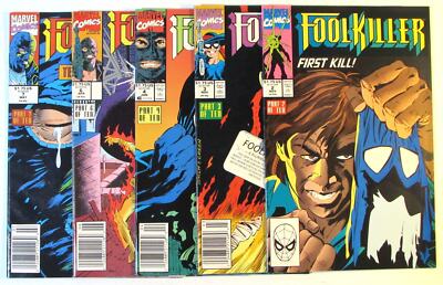 1990 FoolKiller Lot of 5 #2, 3, 4, 6, 7 Marvel Newsstand Comic Books | eBay