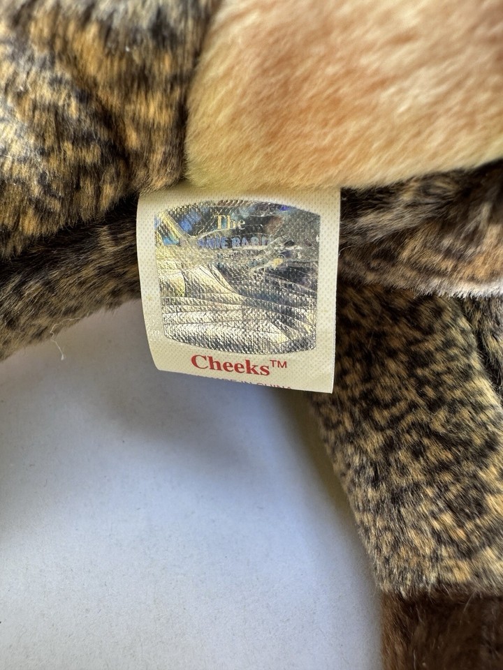 Ty Beanie Baby 1999 “Cheeks” Limited Edition Ty Beanie Baby RARE TAG ...