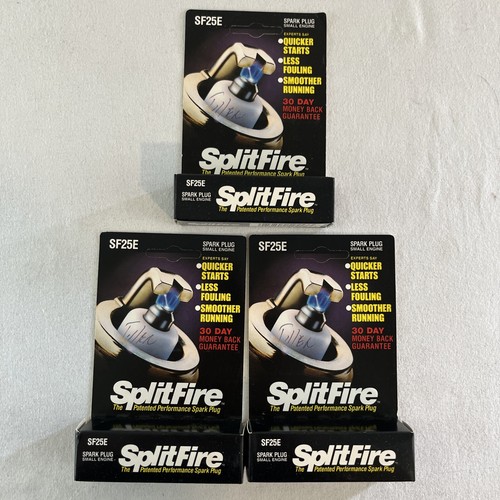 Lot of 3 Split Fire Spark Plugs SF25E SplitFire | eBay