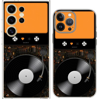 Record Retro Vintage Music Funny Case Cover Silicone / Shockproof ...
