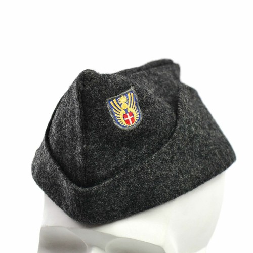 Genuine Danish army wool side cap military field combat garrison cap ...