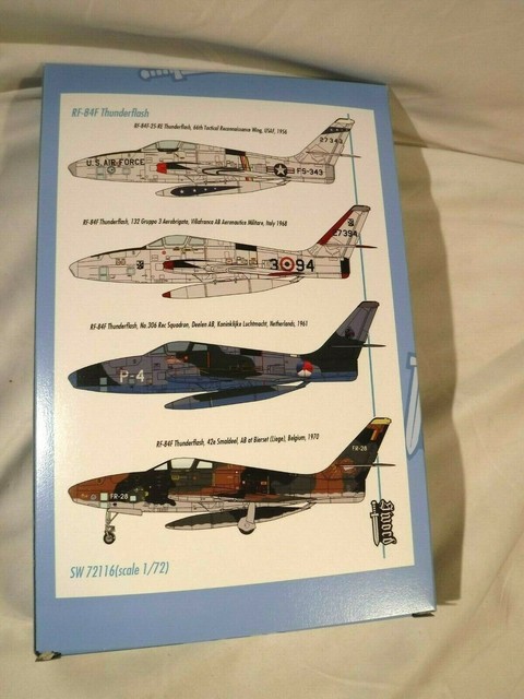 1/72 Sword USAF Italy Belgium & Netherlands RF 84f Thunderflash # 72116 OB for sale online | eBay