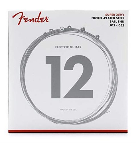 Fender Super 250 Electric Guitar Strings, Nickel Assorted Styles ...