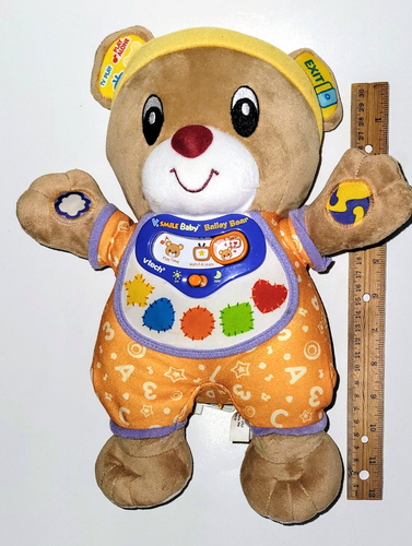 Vtech V.Smile Singing Talks Baby Bailey Plush Bear Teaches ~Colores ...