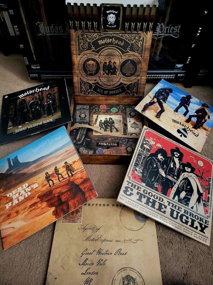 MOTORHEAD - ACE OF SPADES + X 4 LPS BOX SET + 10" SINGLE + DVD + INSERT ...